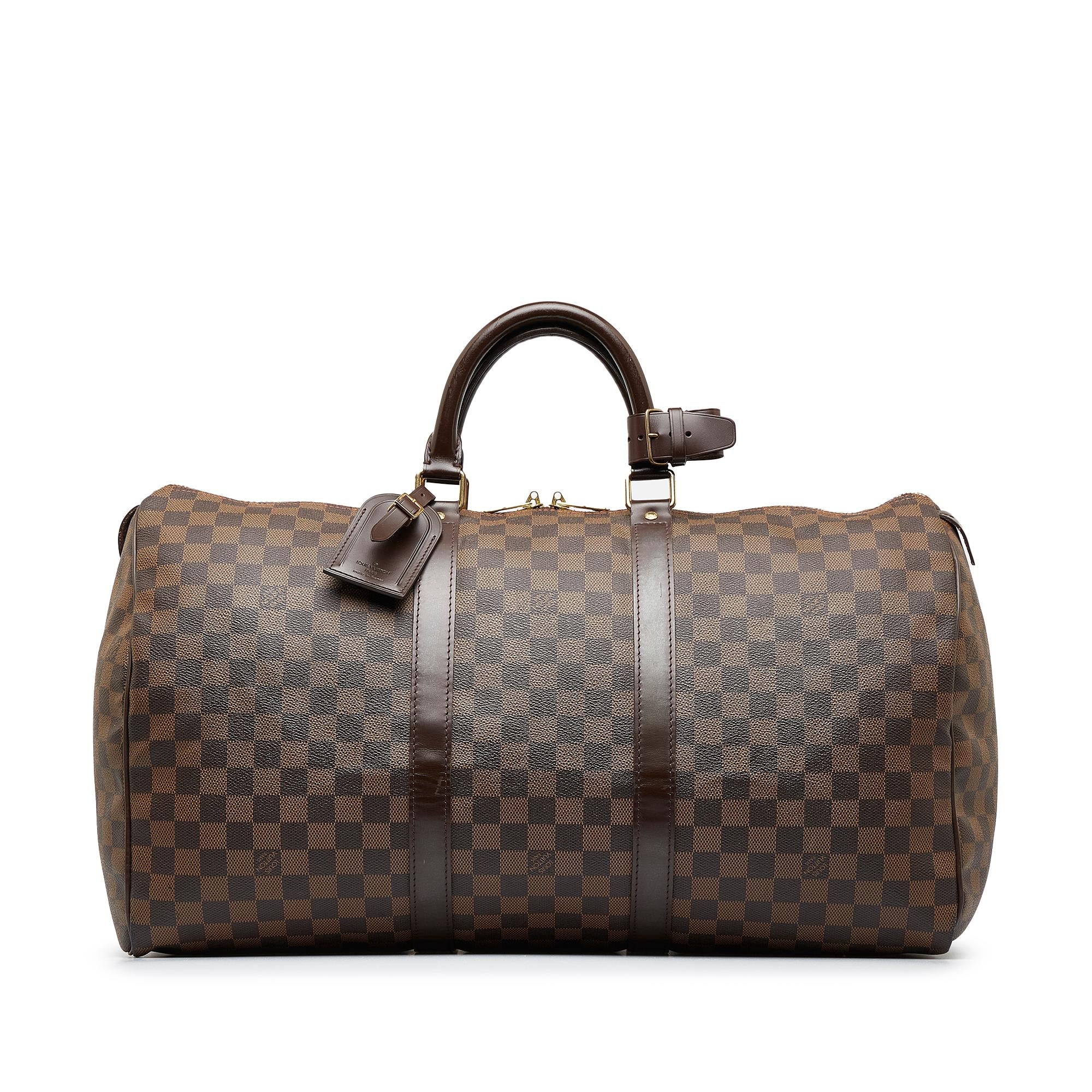 Louis Vuitton Damier Ebene Keepall 50 (SHG-yrRvoC)