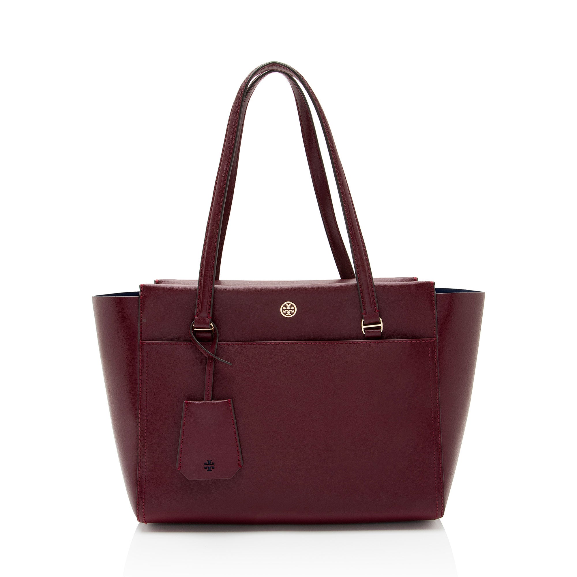 Tory Burch Leather Parker Tote (SHF-agXrSI)