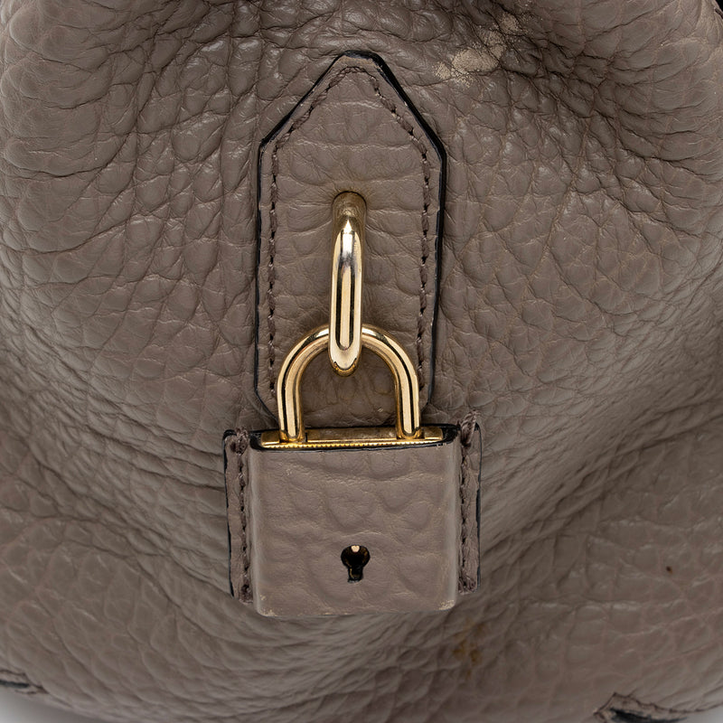 Burberry Leather Gladstone Small Satchel (SHF-c8AUkS) – LuxeDH