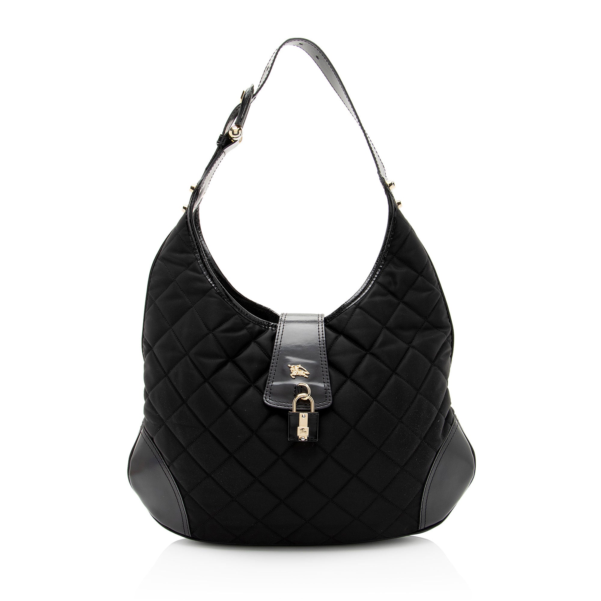 Burberry Quilted Nylon Brooke Hobo (SHF-BNs7Ro)
