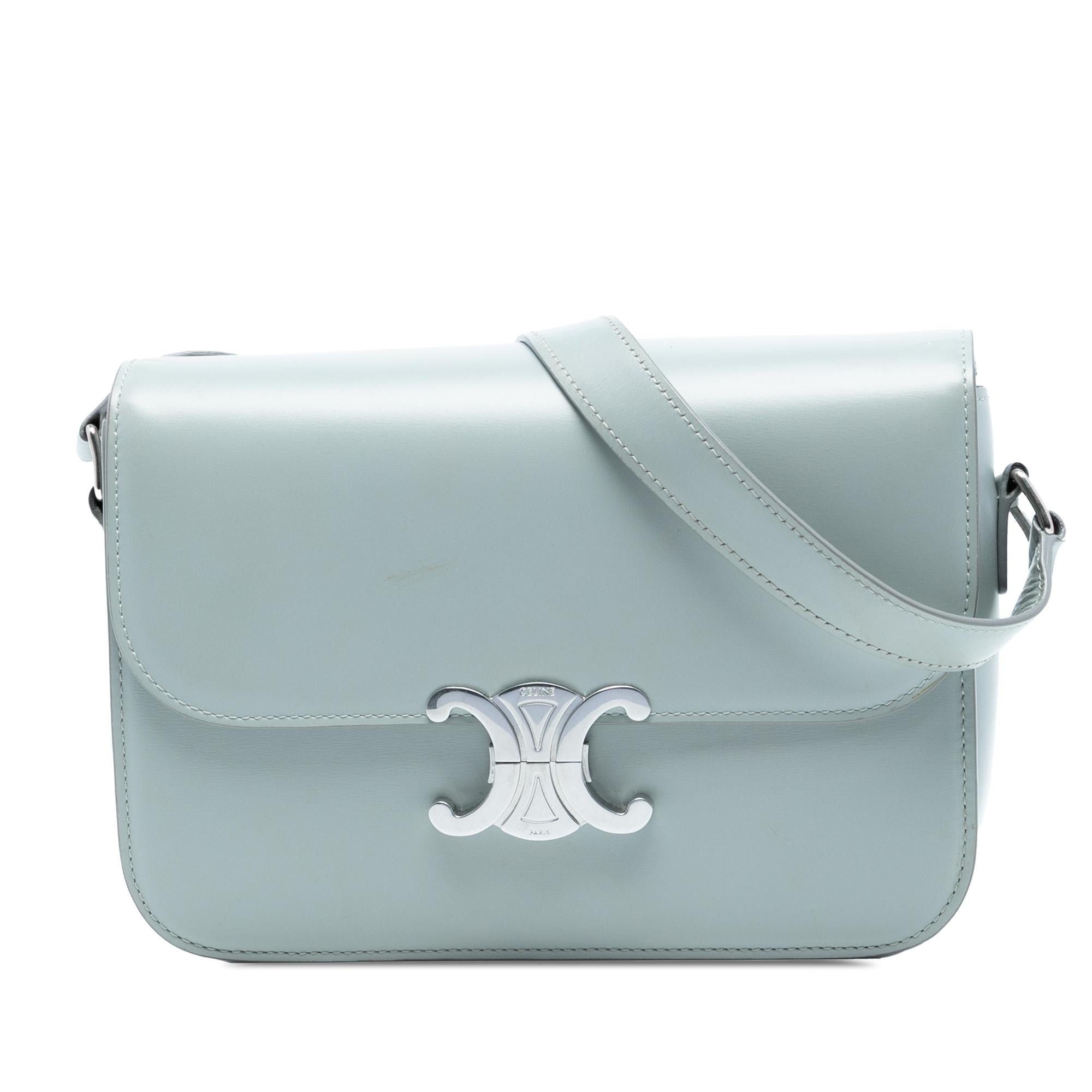 Celine Classique Shiny Calfskin Triomphe Crossbody