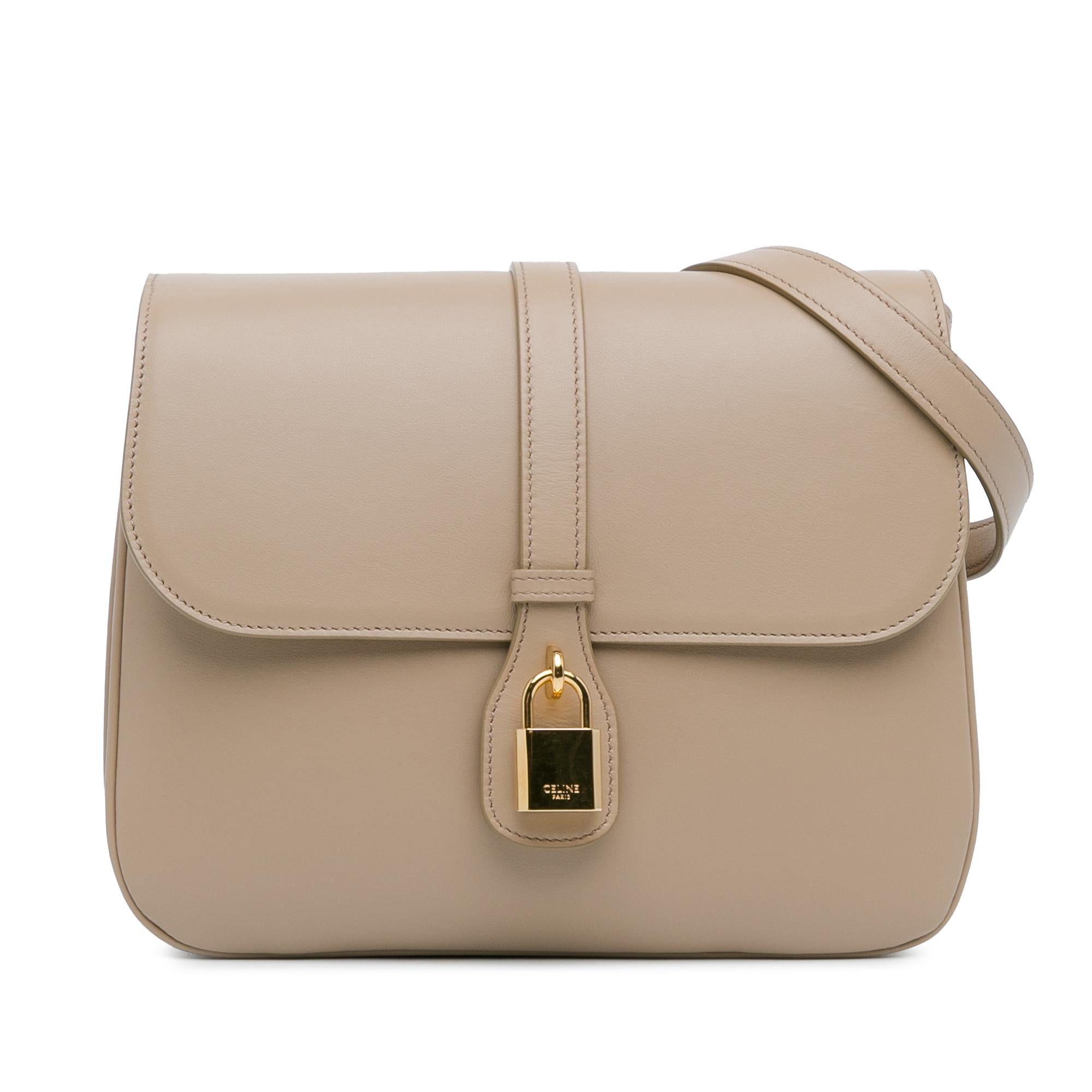 Celine Medium Leather Tabou Crossbody (SHG-BaudrQ)
