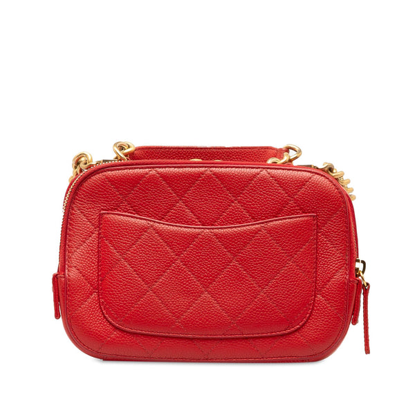 Chanel Small Quilted Caviar Top Handle Camera Bag (SHG-t5q9uY) – LuxeDH