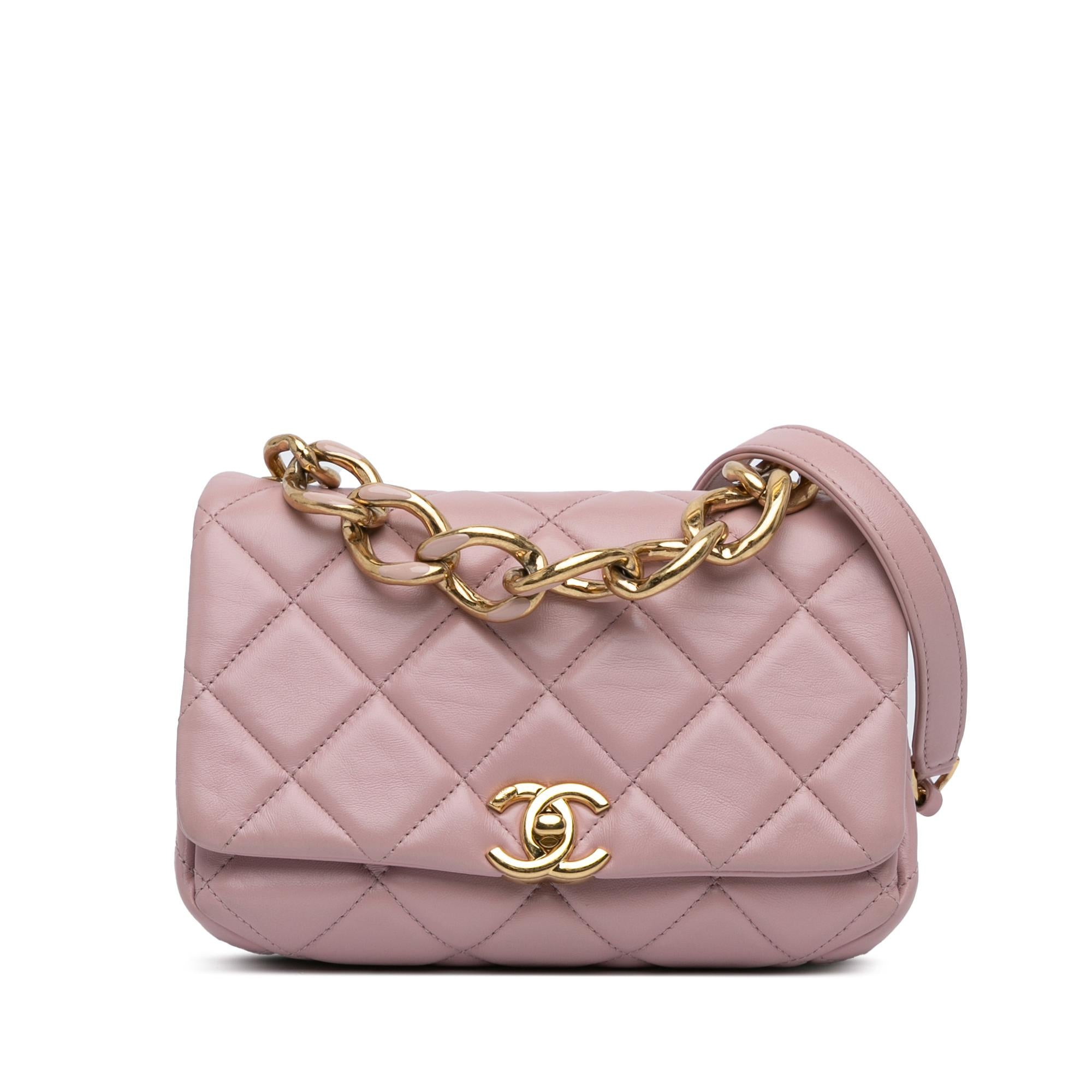 Chanel Small Quilted Lambskin Color Match Flap (SHG-8s4oIZ)