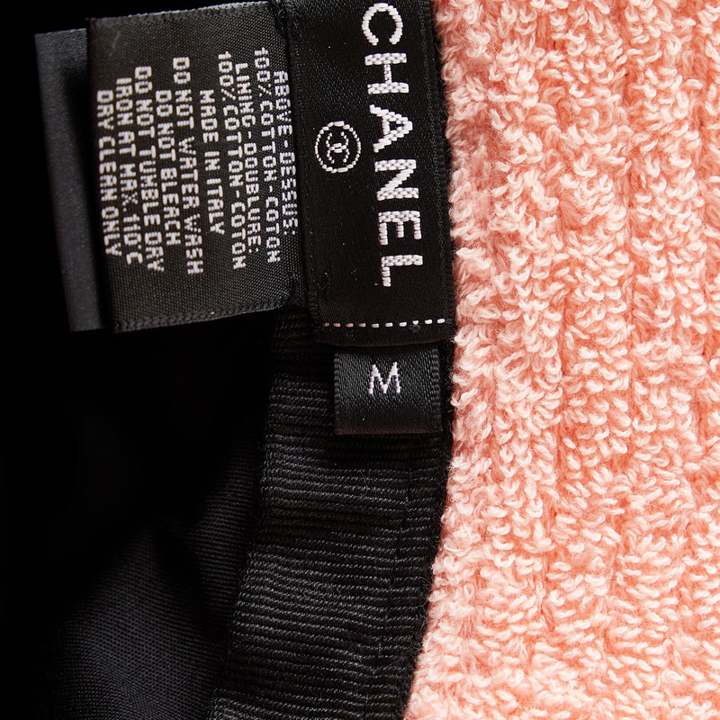 Chanel Terry Cloth CC Bucket Hat (SHG-mXi16g) – LuxeDH