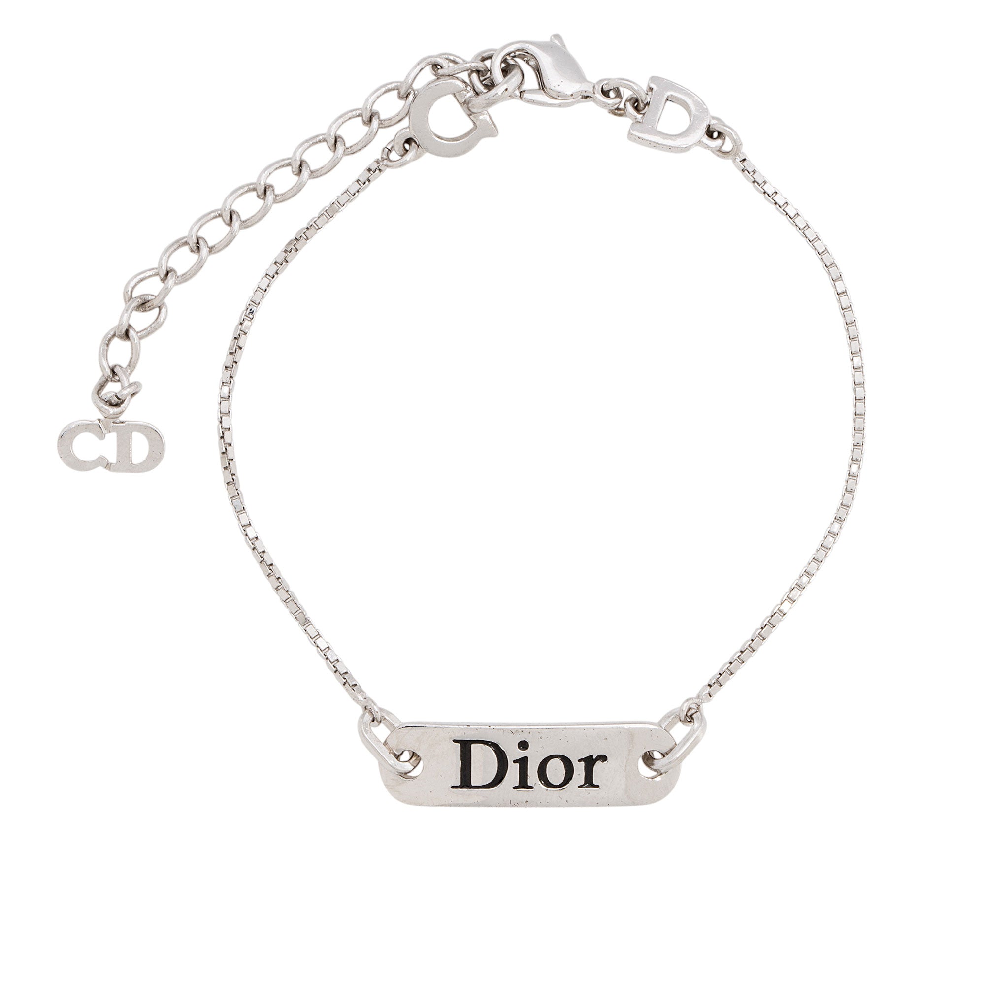 Dior Logo Plate Bracelet