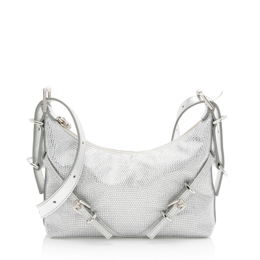 Givenchy Satin Crystal Voyou Mini Shoulder Bag