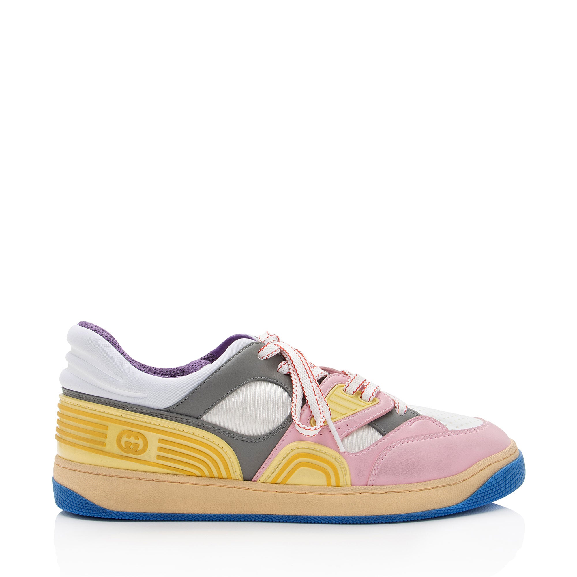 Gucci Demetra Interlocking G Basket Sneakers - Size 9 / 39 (SHF-gHPdVc
