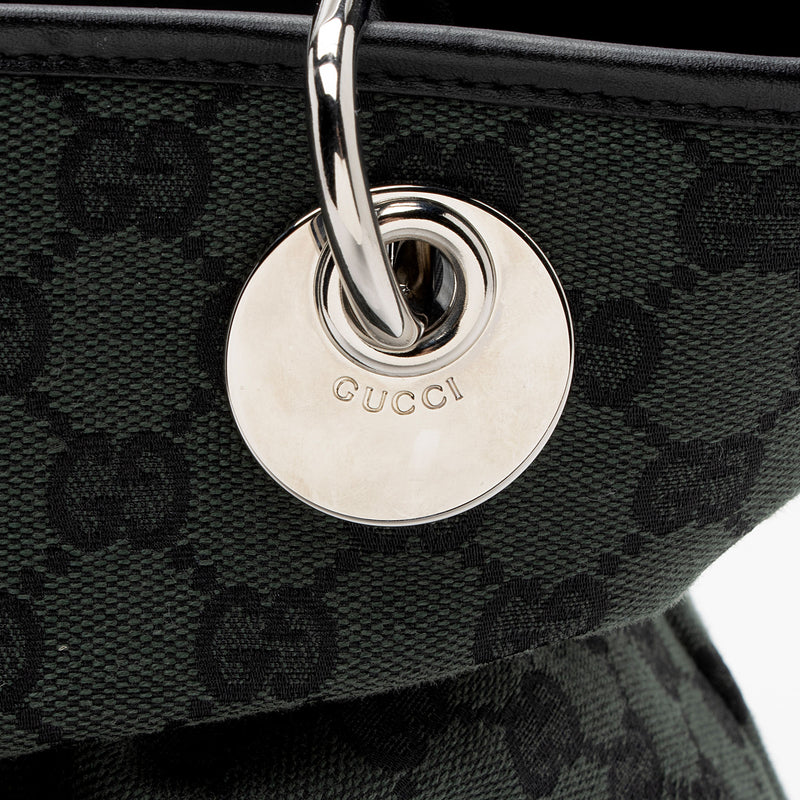 Gucci GG Canvas Eclipse N/S Medium Tote (SHF-CCVRzw) – LuxeDH