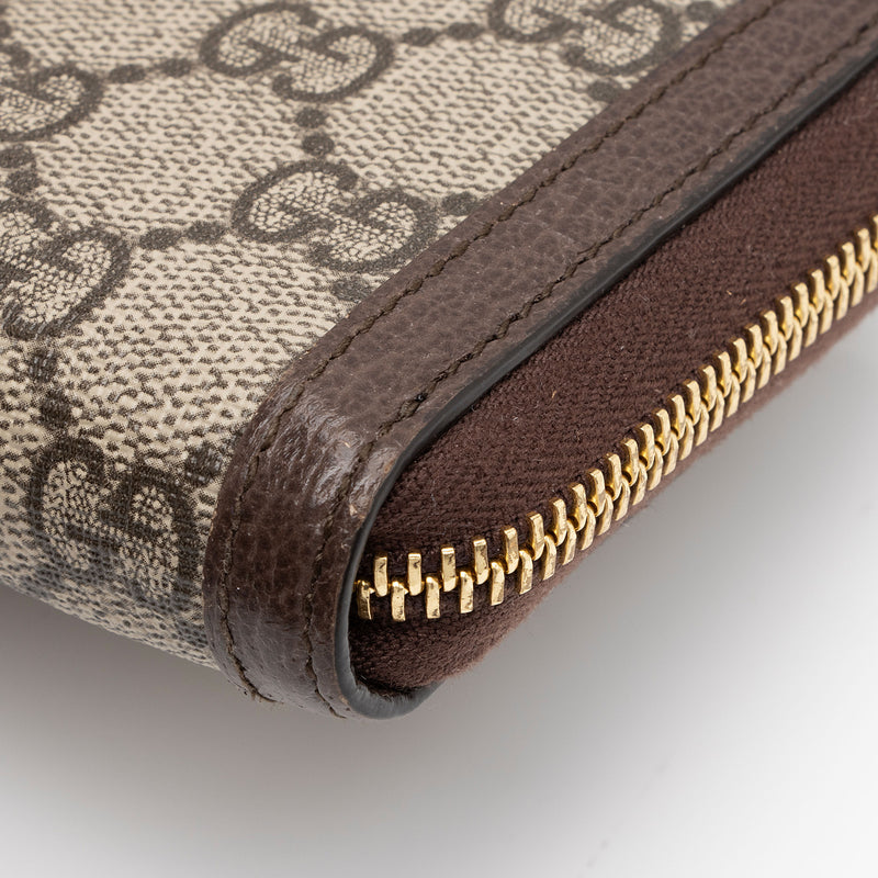 Gucci GG Supreme Ophidia Zip Around Wallet (SHF-dEvQd6) – LuxeDH