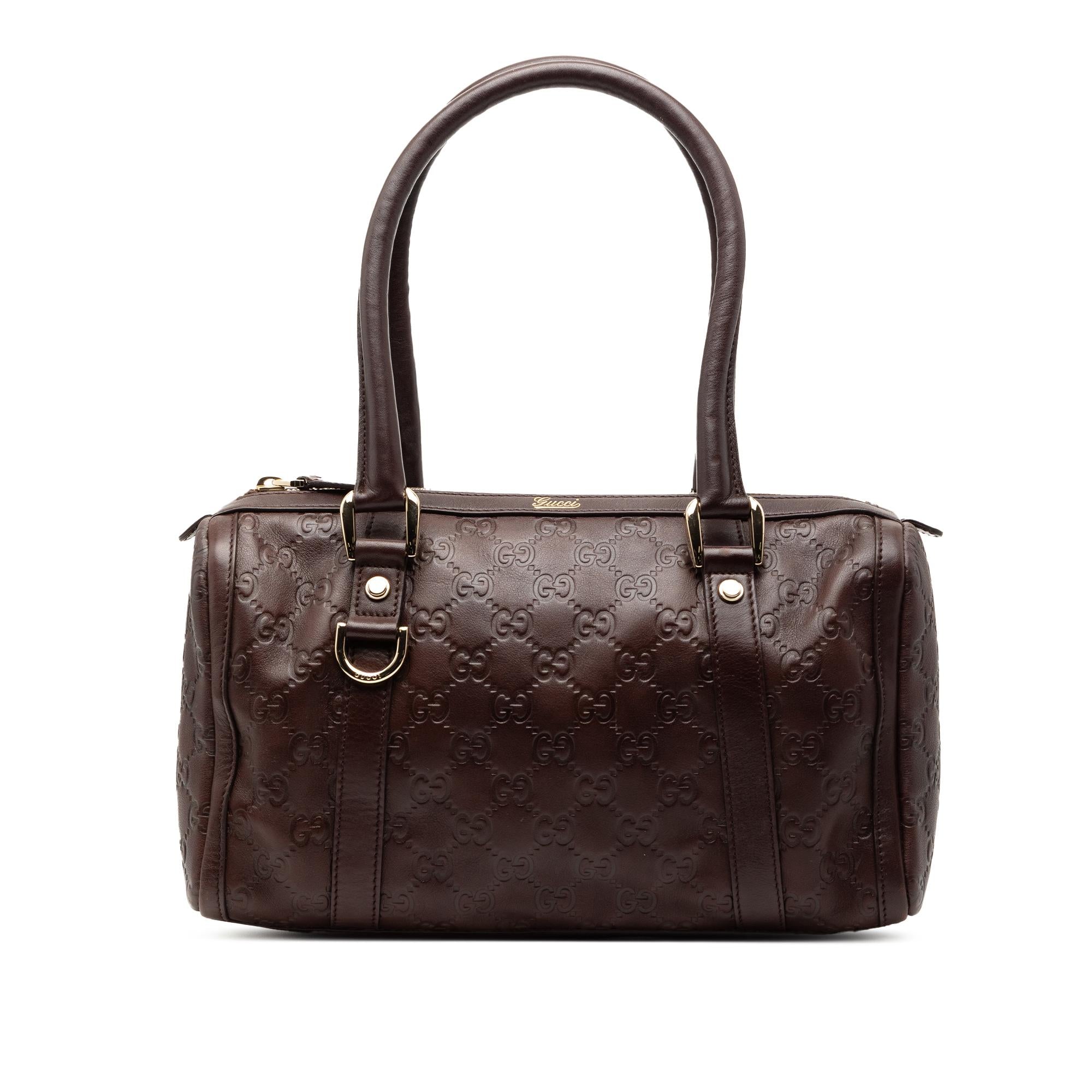 Gucci Guccissima Abbey D Ring Boston Bag