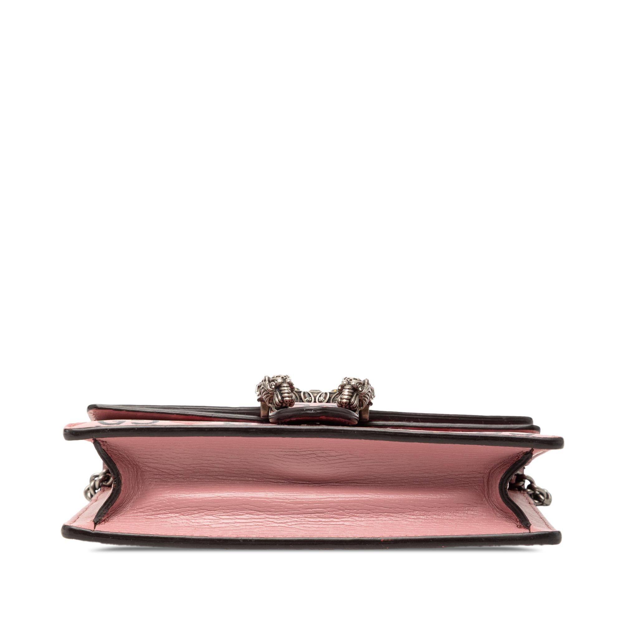 Gucci Mini Textured Leather Valentines Day Dionysus Crossbody