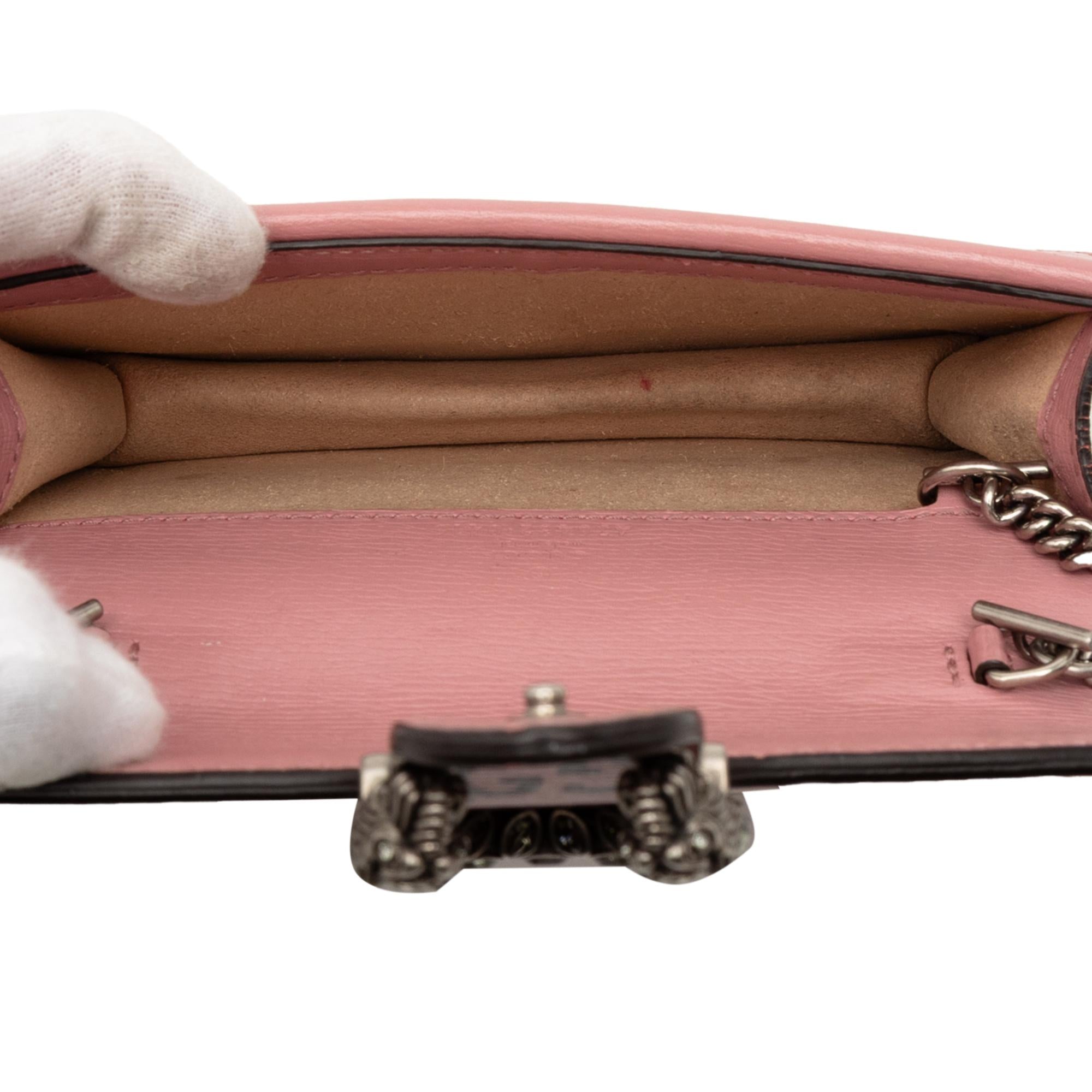 Gucci Mini Textured Leather Valentines Day Dionysus Crossbody