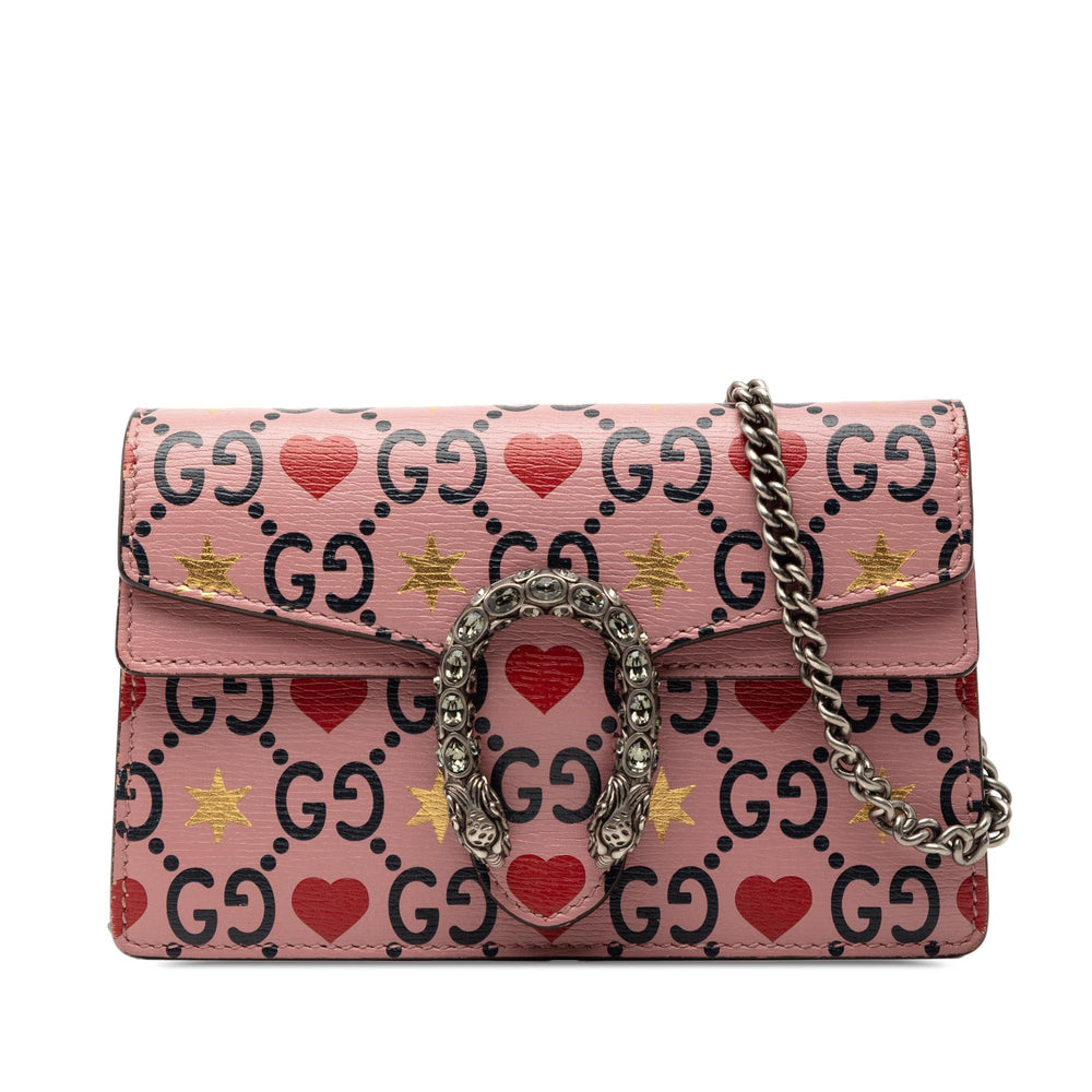 Gucci Mini Textured Leather Valentines Day Dionysus Crossbody