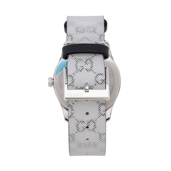 Gucci Stainless Steel GG Hologram Leather G-Timeless Watch (SHF-ZbPiyl ...