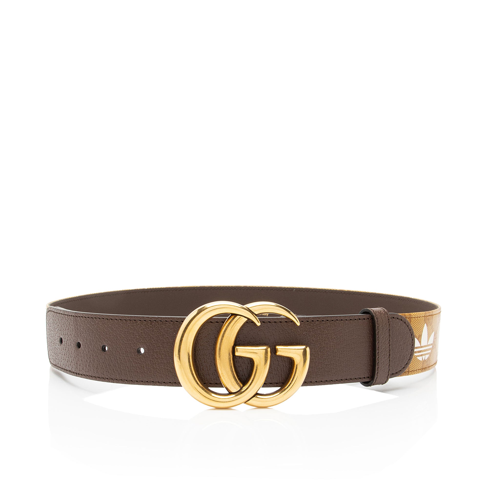 Gucci x Adidas Leather GG Marmont Belt - Size 30 / 75