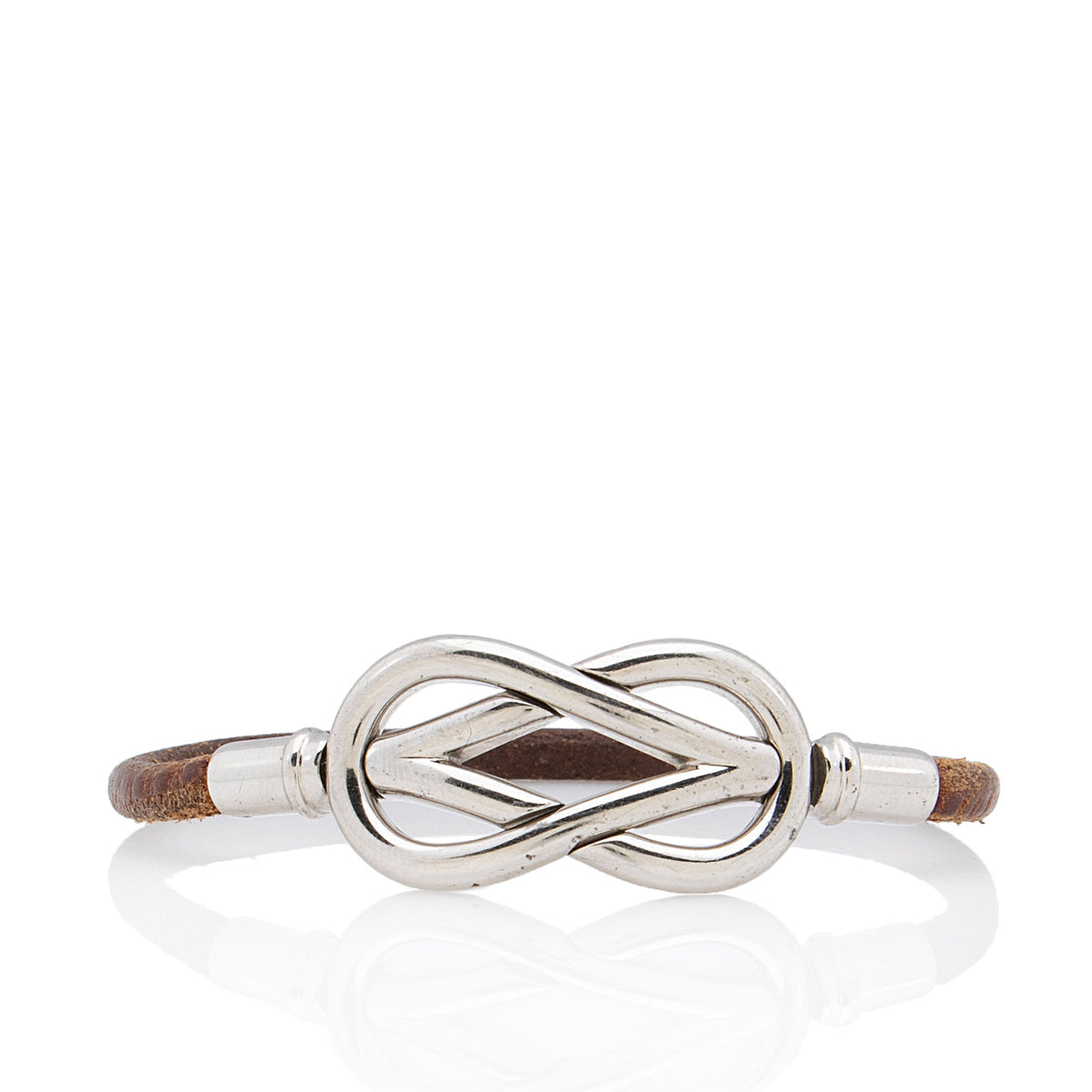 Hermes Leather Atame Bracelet