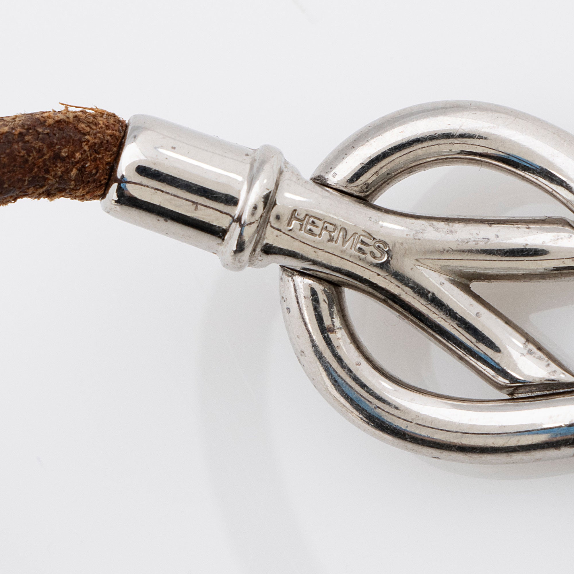 Hermes Leather Atame Bracelet