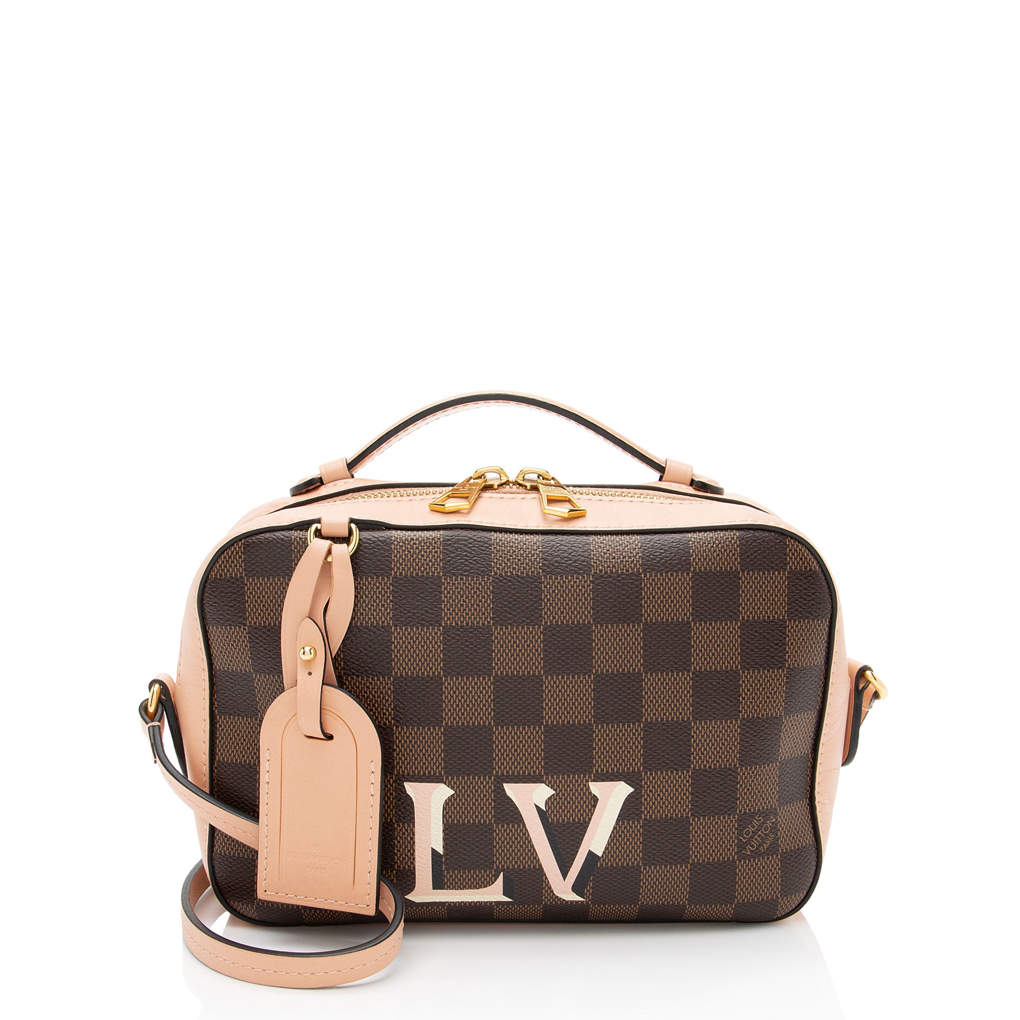 Louis Vuitton Damier Ebene Santa Monica Shoulder Bag