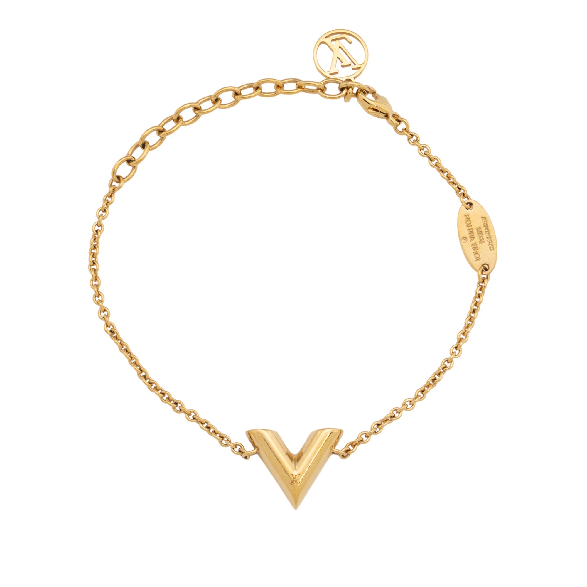 Louis Vuitton Metal Essential V Bracelet (SHF-HYqtaZ)