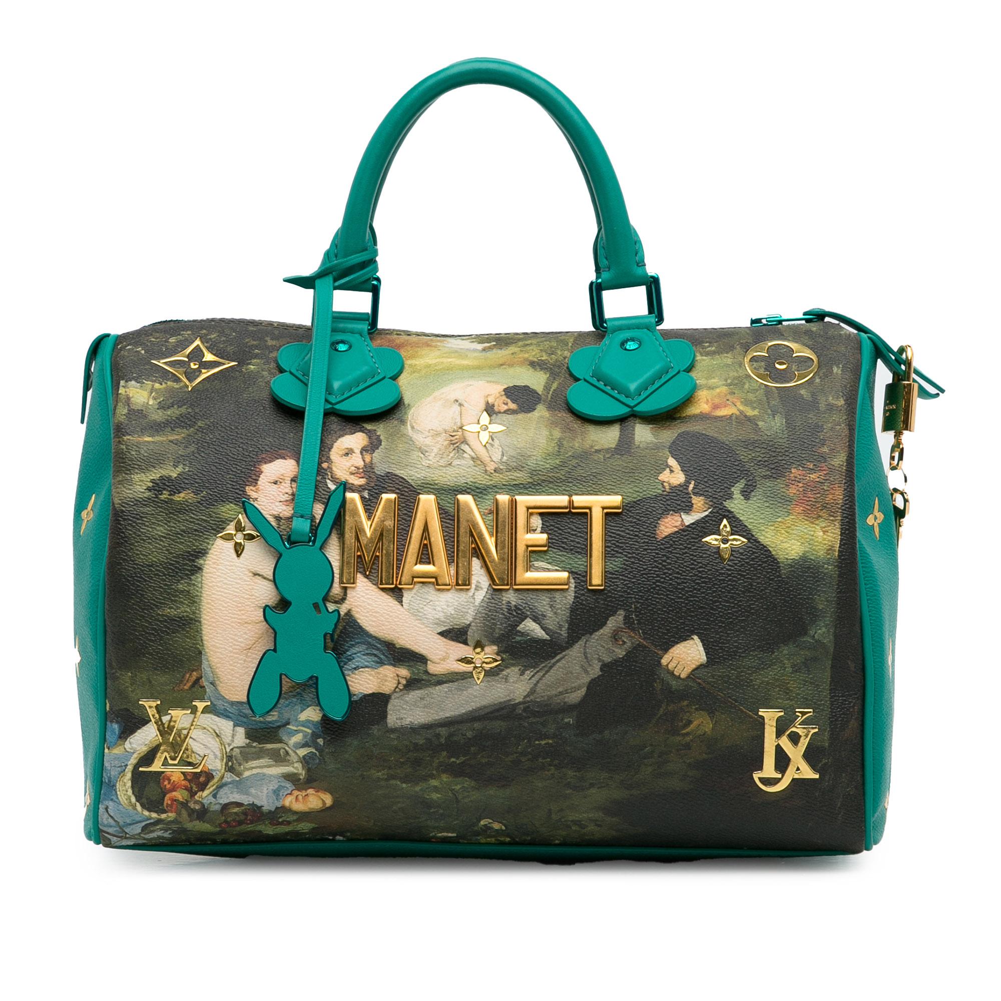Louis Vuitton x Jeff Koons Masters Collection Manet Speedy 30 (SHG-kBr