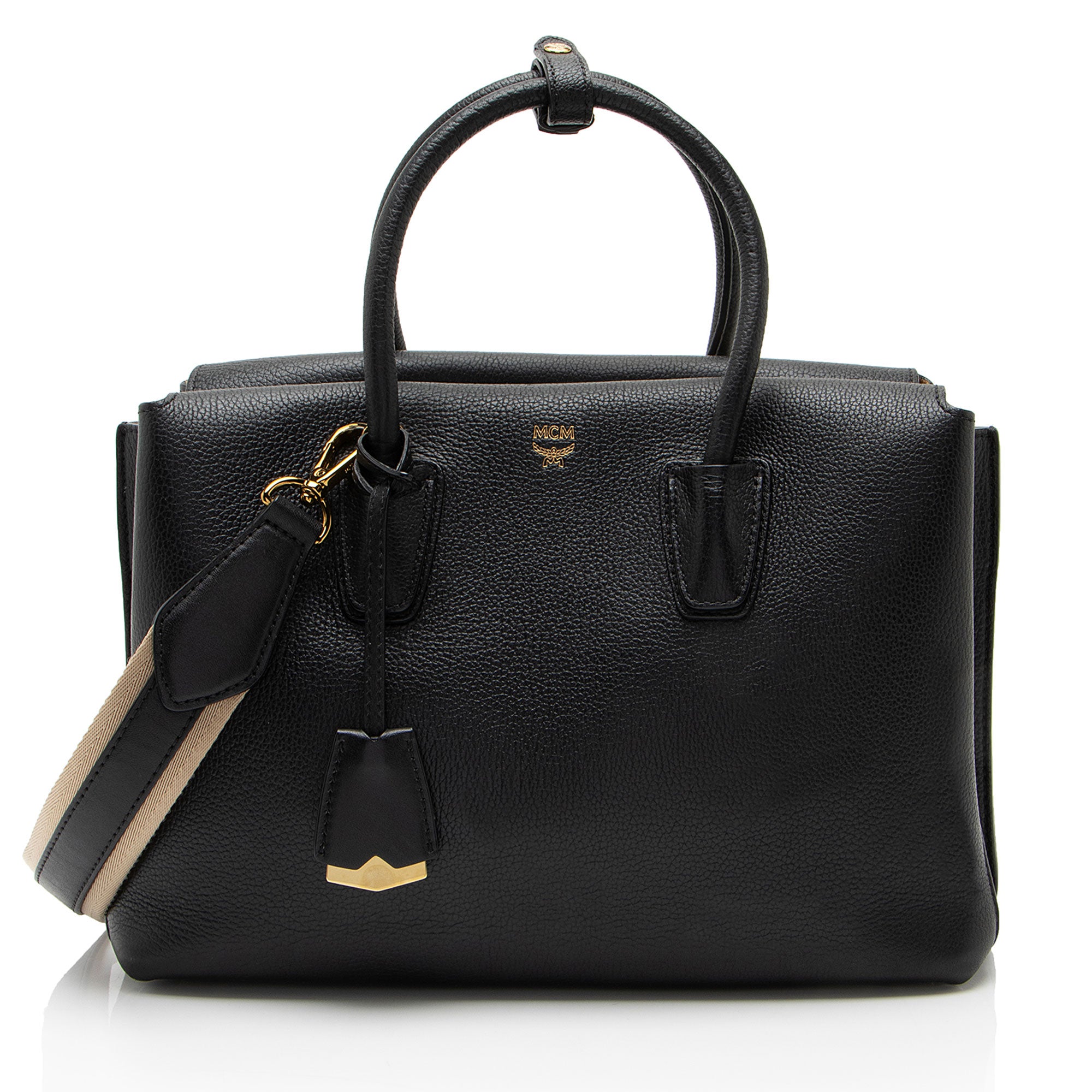 MCM Leather Milla Medium Tote