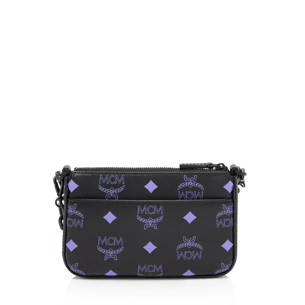 MCM Visetos Color Splash Chain Mini Crossbody (SHF-FJKtht) – LuxeDH