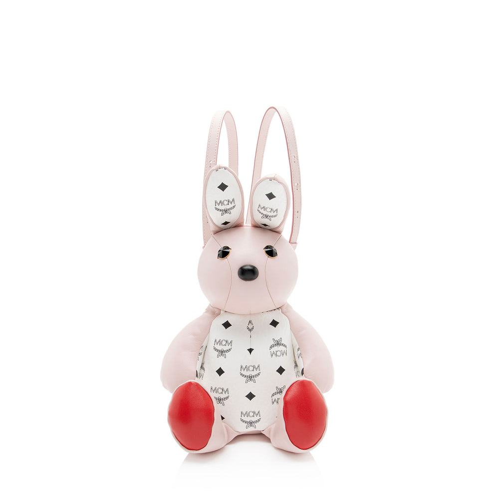 MCM Visetos Rabbit Zoo Doll Backpack