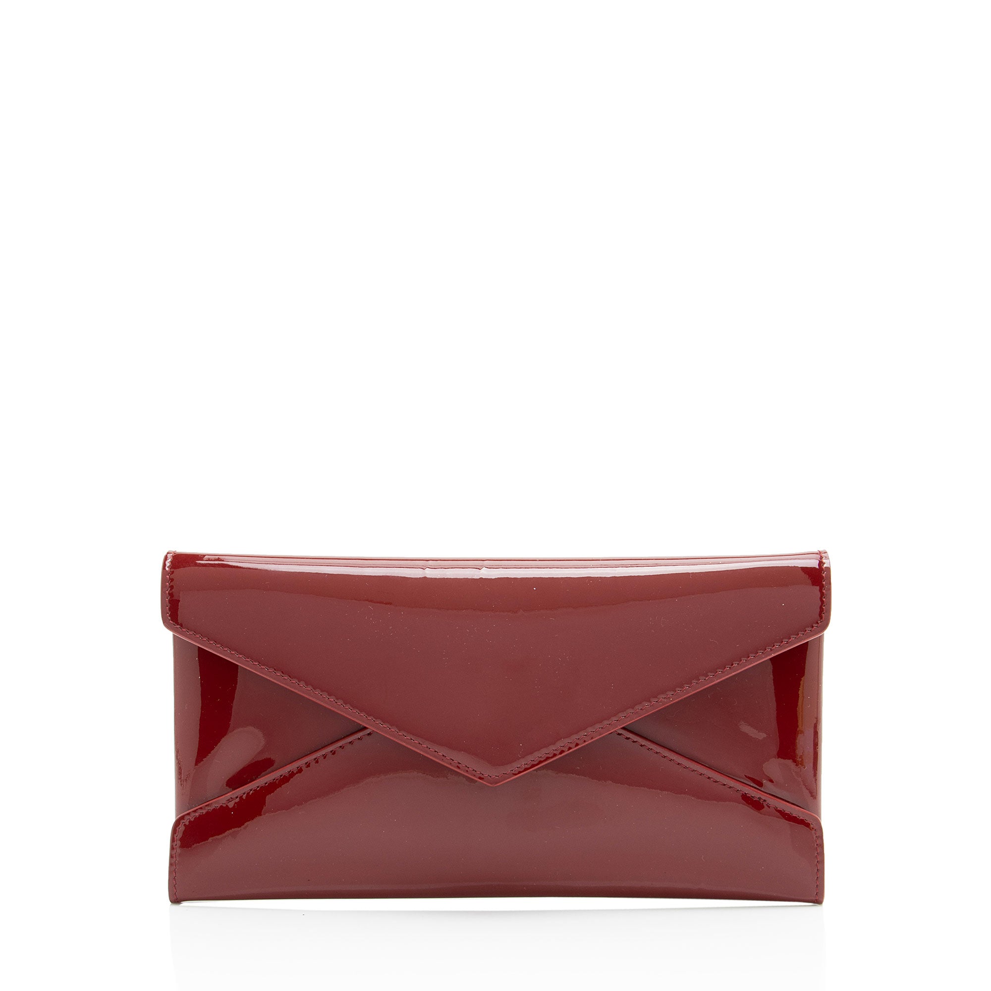 Saint Laurent Patent Leather Envelope Pouch