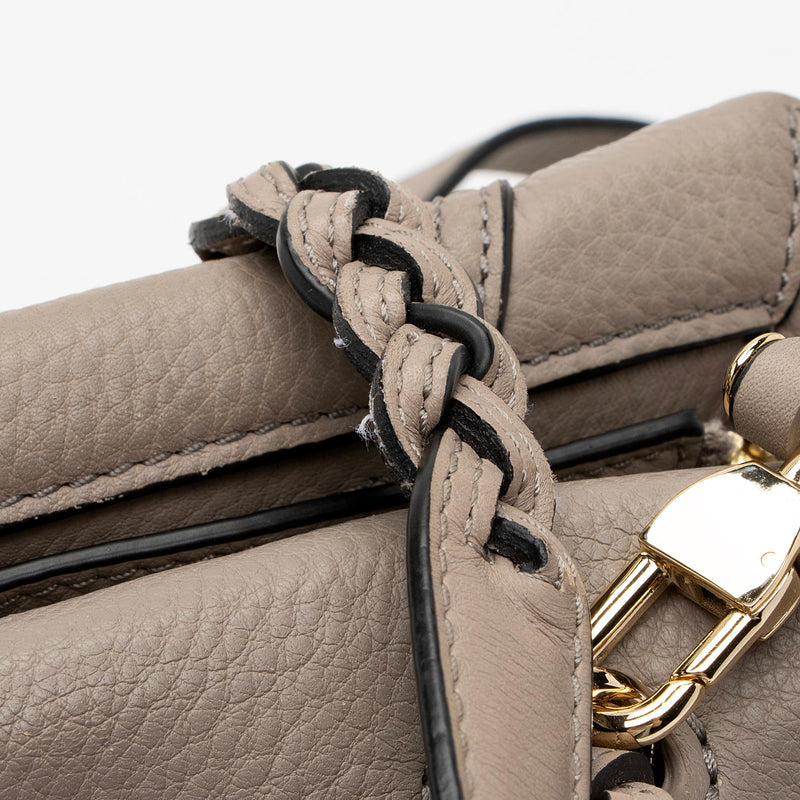 Tory Burch Leather Half Moon Medium Satchel (SHF-T34vUT) – LuxeDH