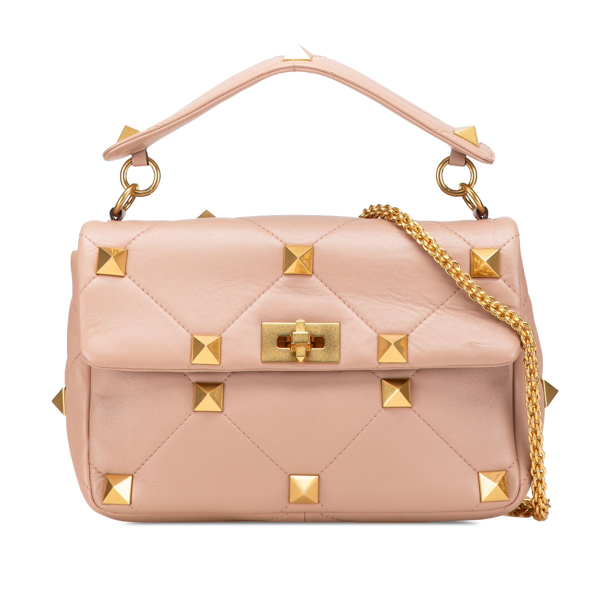 Valentino Large Nappa Roman Stud Satchel