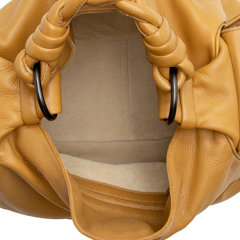 Bottega Veneta Cervo Cocker Satchel (SHF-21752) – LuxeDH