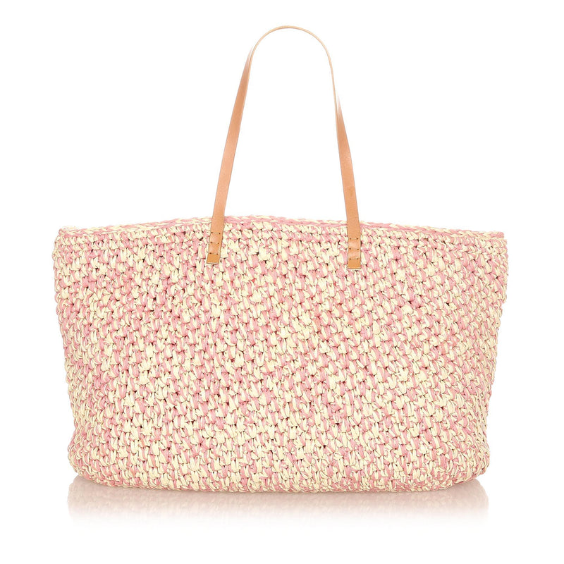 Fendi Raffia Tote Bag (SHG-20578) – LuxeDH