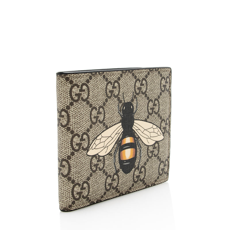 Gucci GG Supreme Bee Bi-Fold Wallet (SHF-22957) – LuxeDH