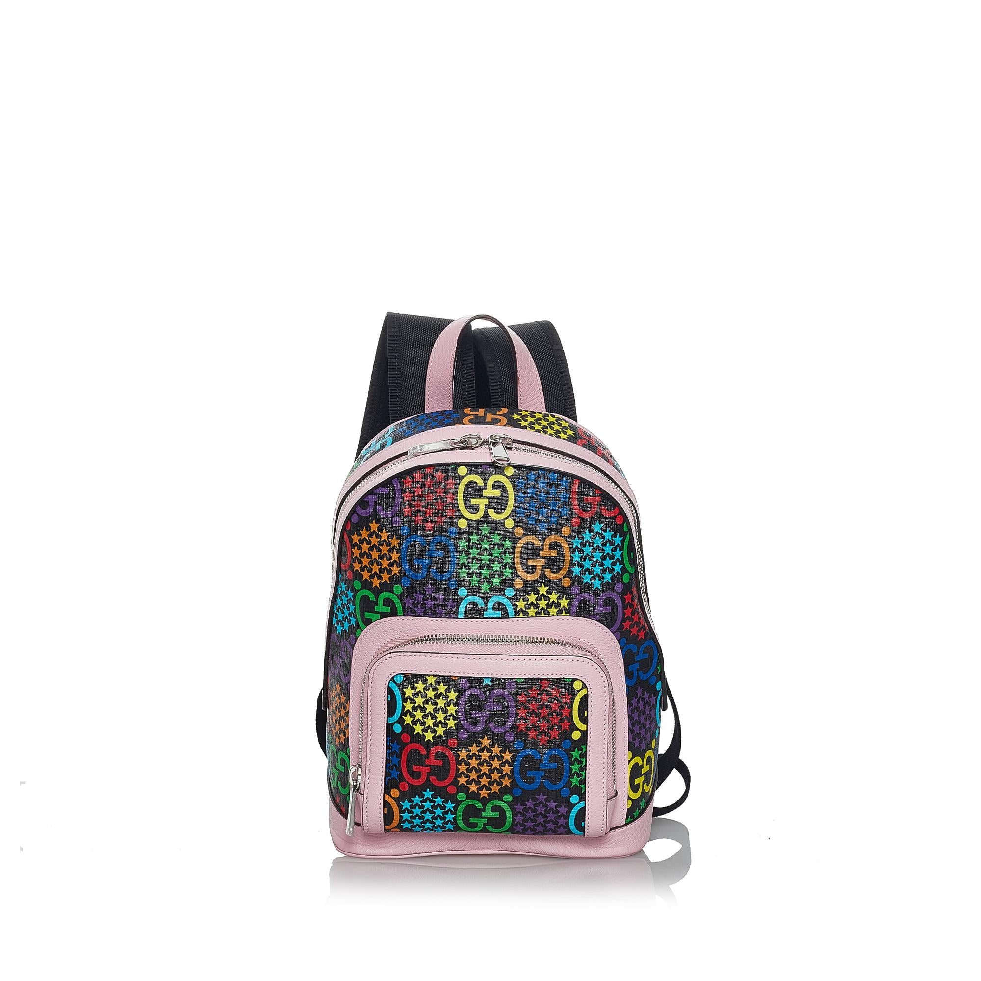 Gucci GG Supreme Psychedelic Backpack (SHG-37329)