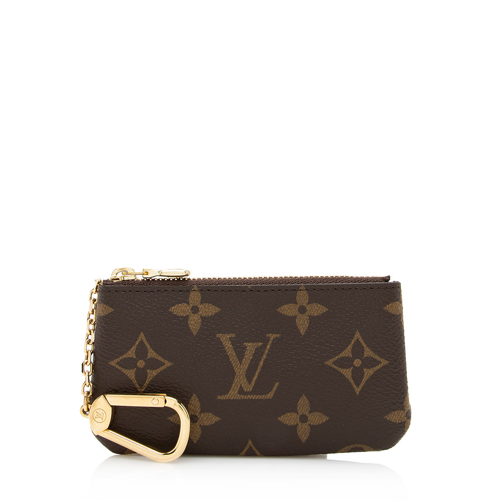 Louis Vuitton Monogram Canvas Key Pouch (SHF-21653)