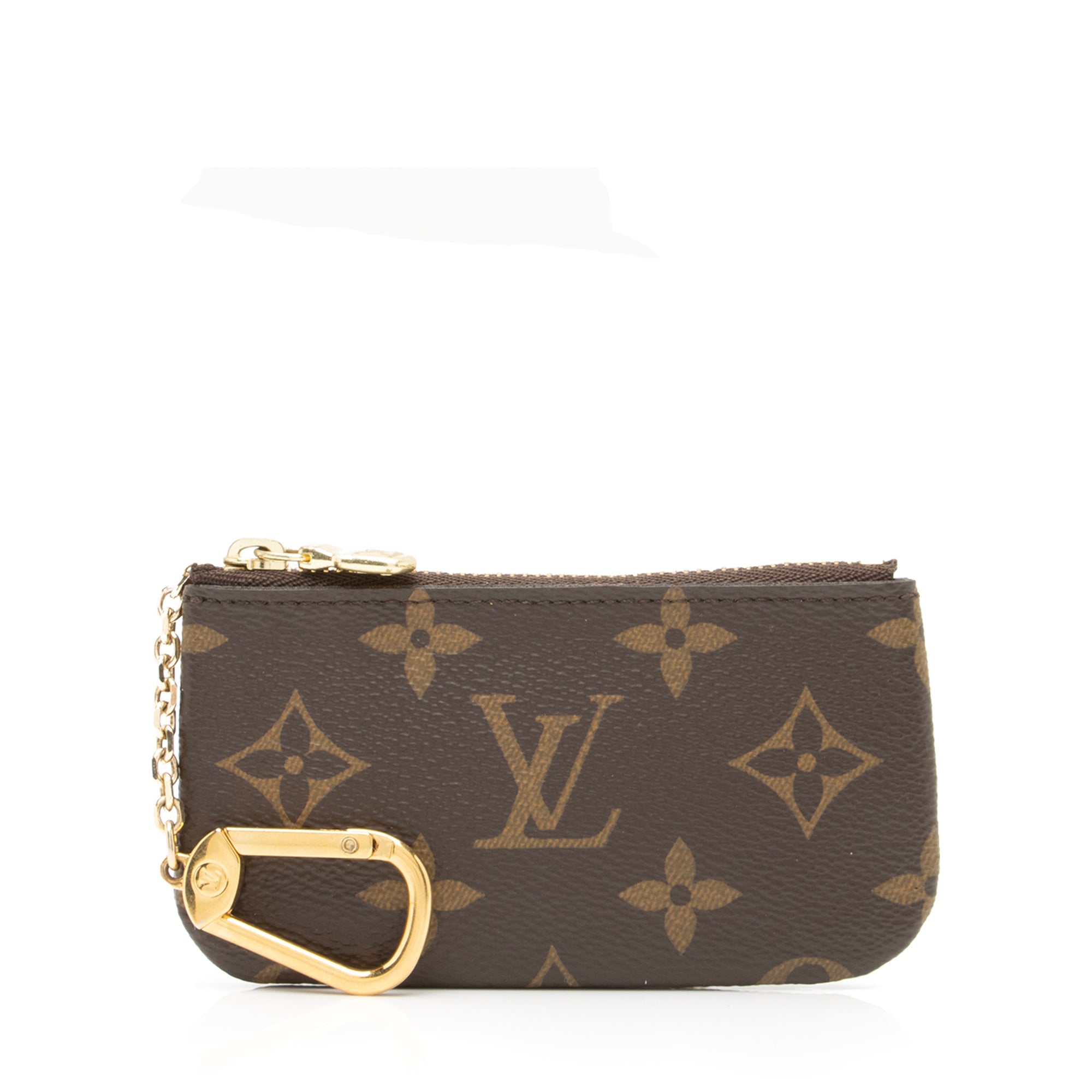 Louis Vuitton Monogram Canvas Key Pouch (SHF-23909)