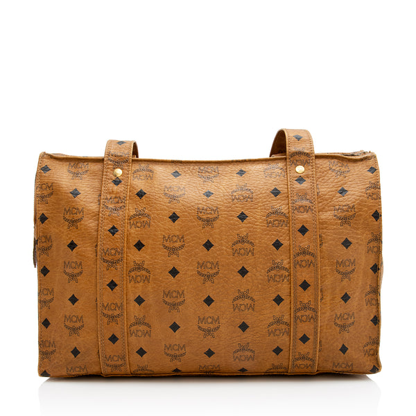 MCM Vintage Visetos Medium Shopper Tote (SHF-22867) – LuxeDH