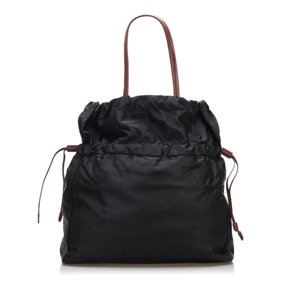 Prada Tessuto Drawstring Tote (SHG-doD2Ev) – LuxeDH